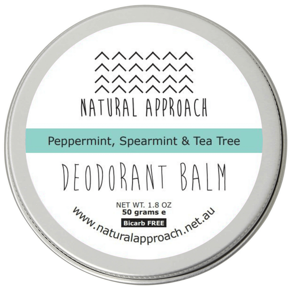 50g Bicarb FREE Peppermint, Spearmint & Tea Tree - Natural Deodorant ...